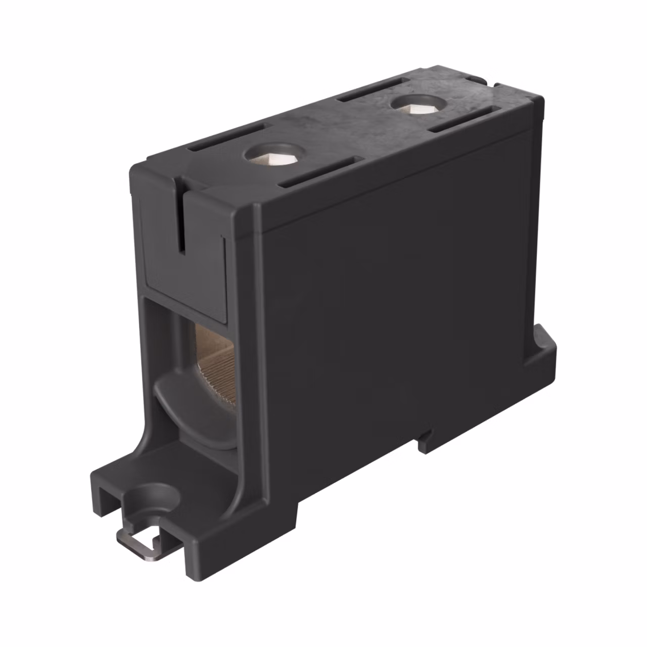 High Current Universal Clamp Terminal Block, 35.00mm DIN-rail or Screw Mount, 285.0A / 1000V, Grey Housing and Cover, 1 Circuit for sale