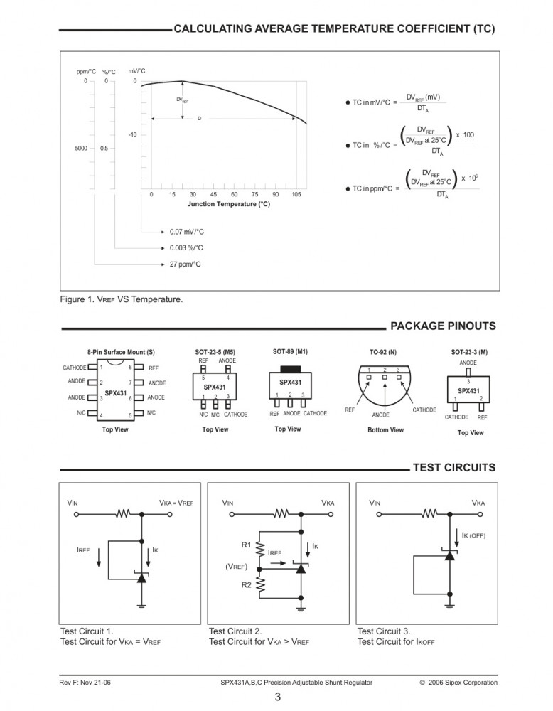 SPX431 datasheet page 3