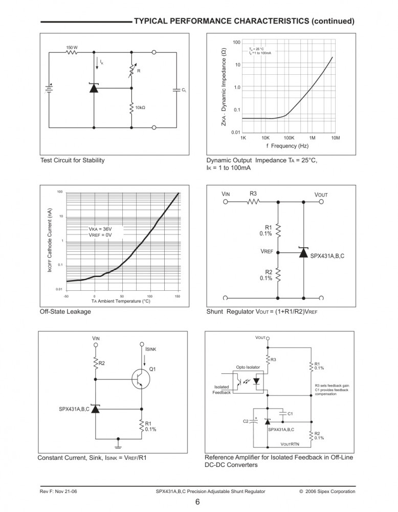 SPX431 datasheet page 6