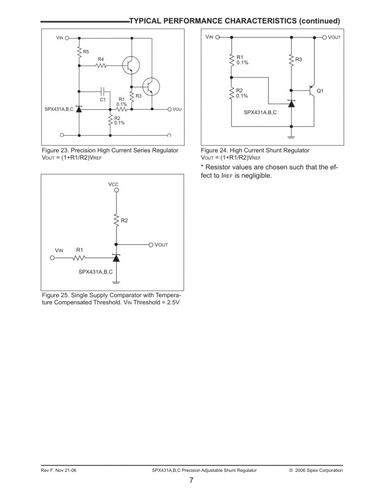 SPX431 datasheet page 7