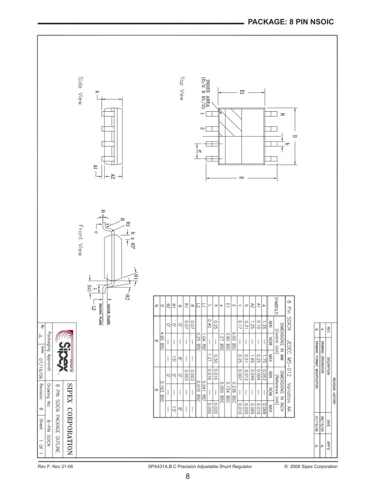 SPX431 datasheet page 8
