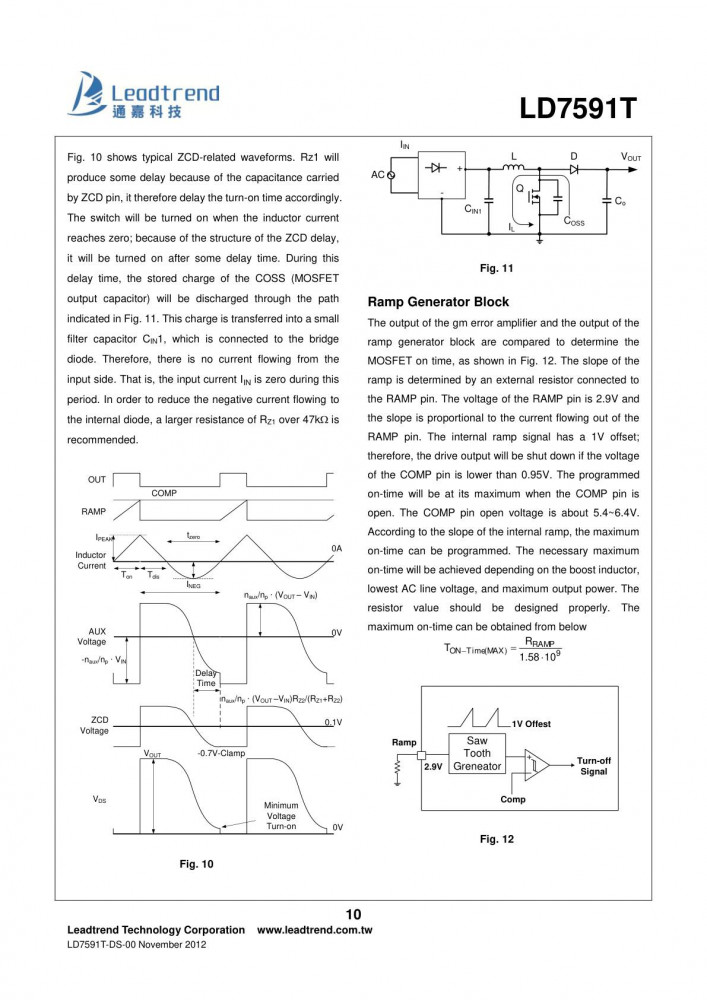 LD7591T datasheet page 10