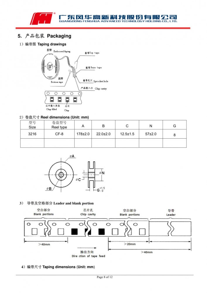 FH FPV321611G380PKT approval sheet page 9