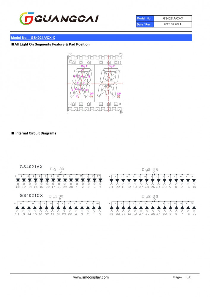GS4021CB-G technical document page 3