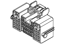 1.02mm Pitch, Wire-to-Wire Hybrid LIF Female Housing Assembly, 46 Circuits for sale