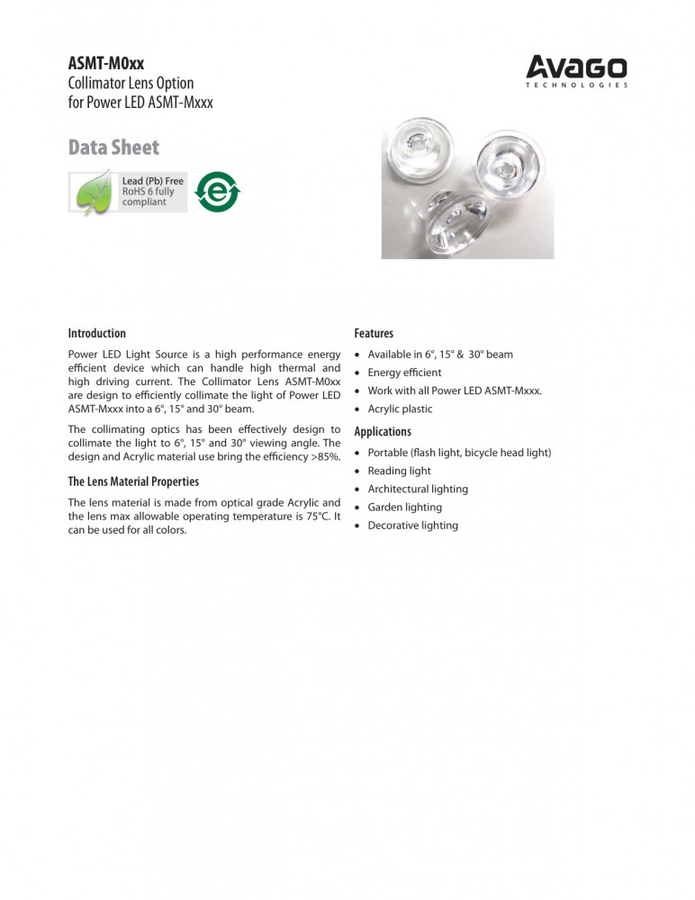 ASMT-M030 datasheet page 1