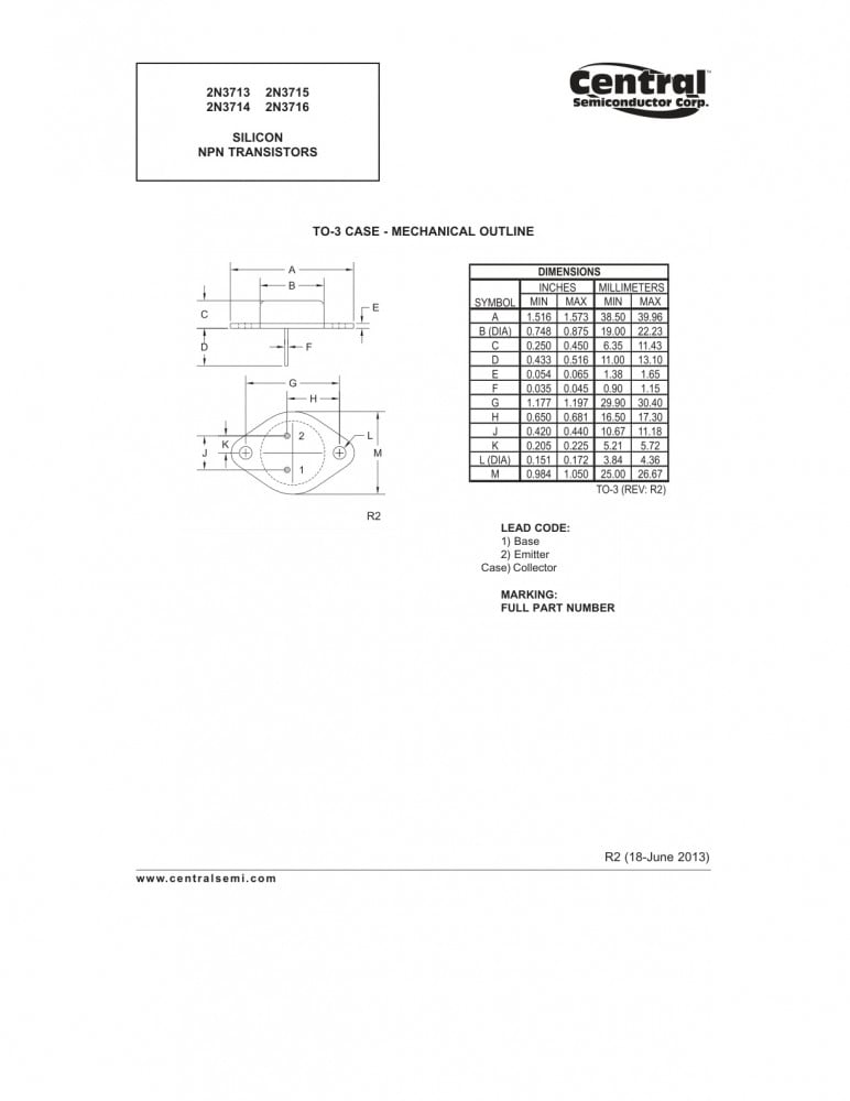 2N3715 datasheet page 2