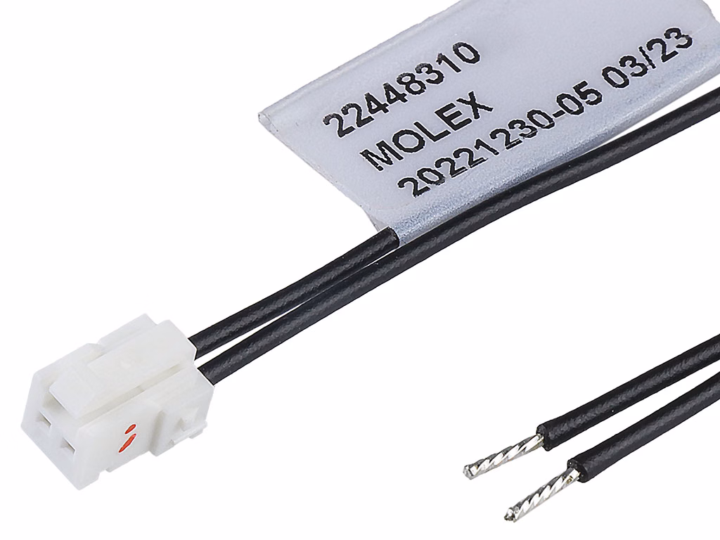 MicroTPA-to-Pigtail Off-the-Shelf (OTS) Cable Assembly, 2.00mm Pitch, Single Row, 600.00mm Length, 2 Circuits, Natural for sale