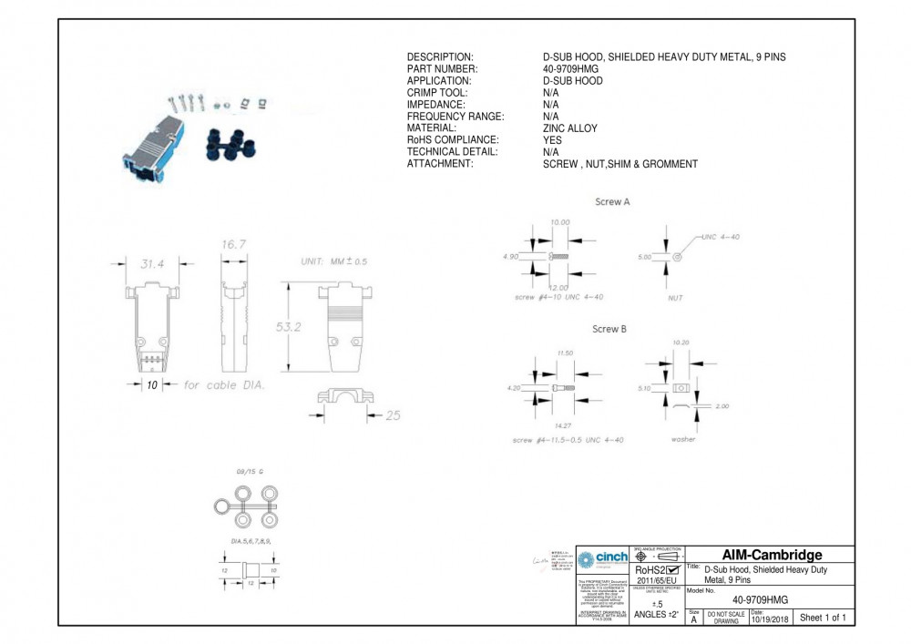 40-9709HMG technical drawing