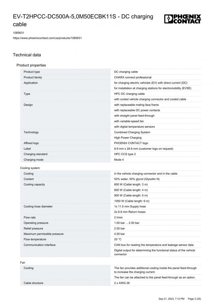 Phoenix Contact 1085631 technical document page 2