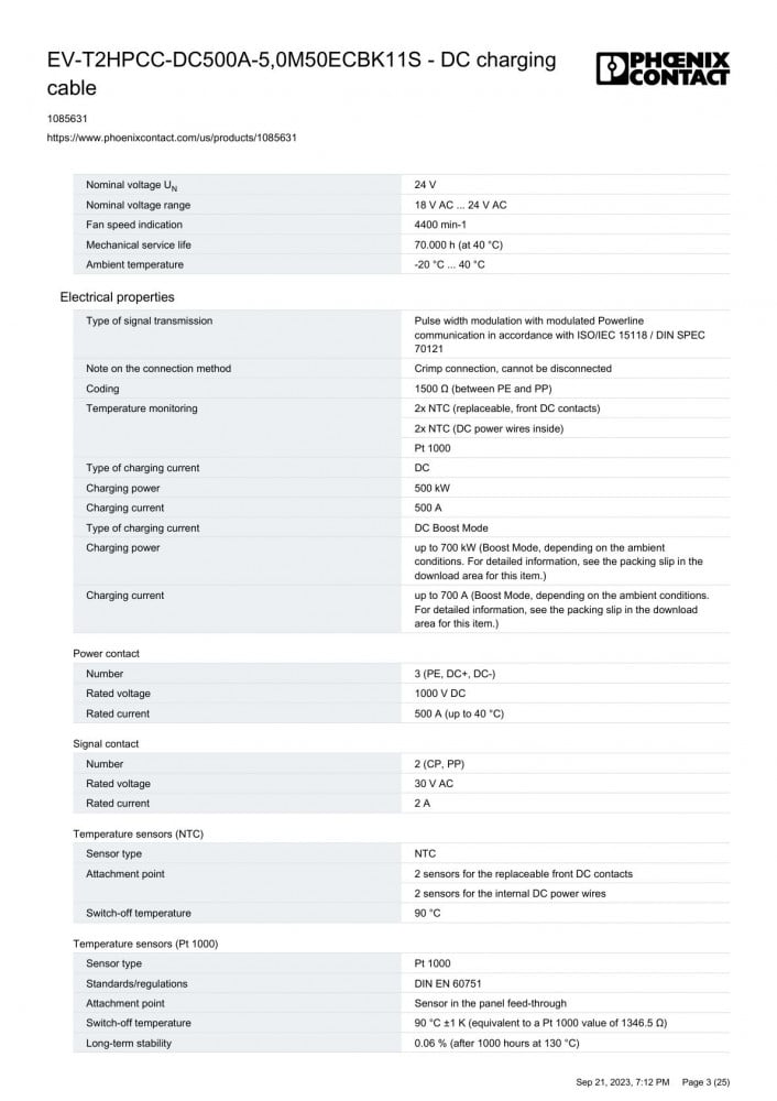 Phoenix Contact 1085631 technical document page 3