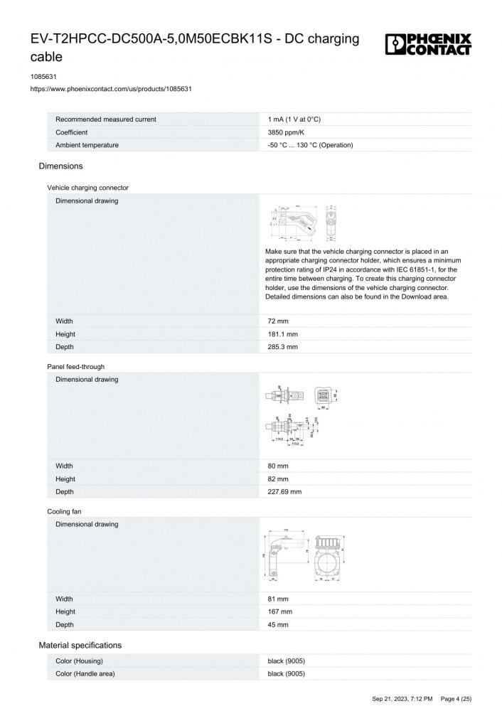 Phoenix Contact 1085631 technical document page 4