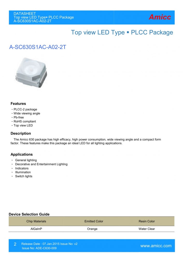 A-SC630S1AC-A02-2T approval sheet page 2