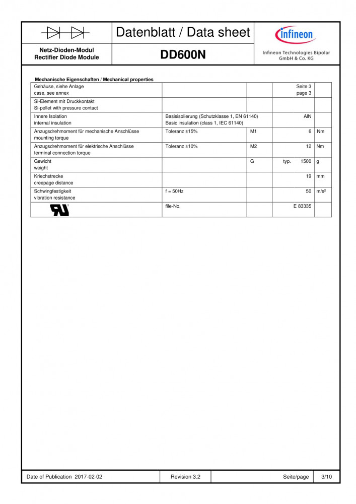 DD600N12K datasheet page 3