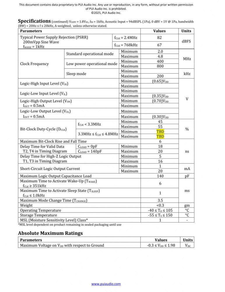 DMM-3537-2-B datasheet page 2
