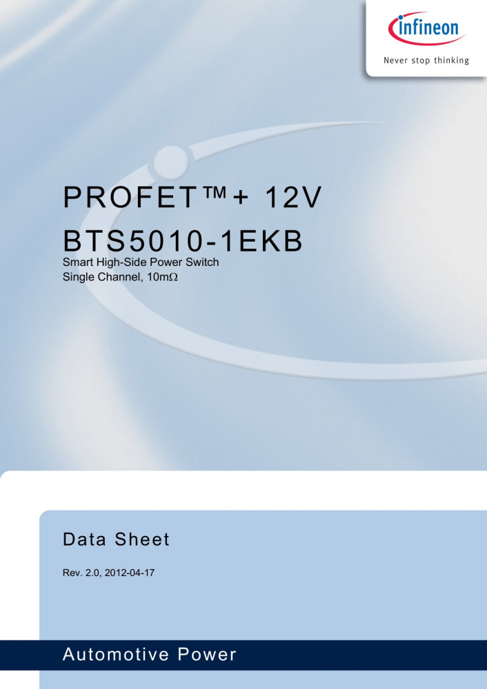 BTS5010-1EKB datasheet page 1