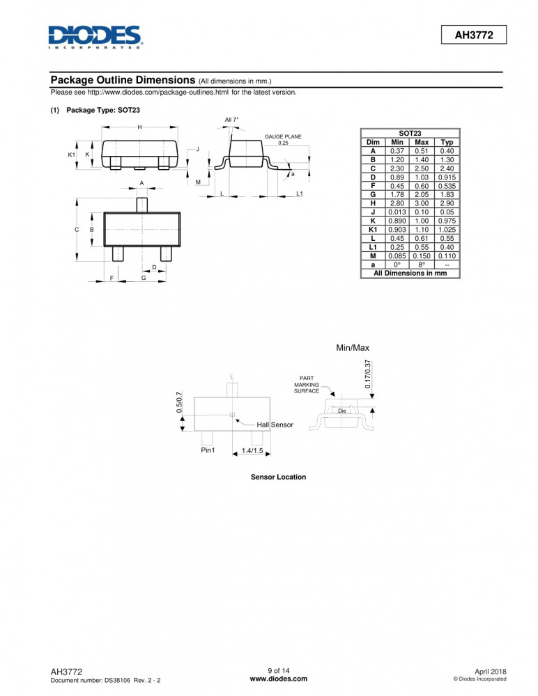 AH3772 datasheet page 9