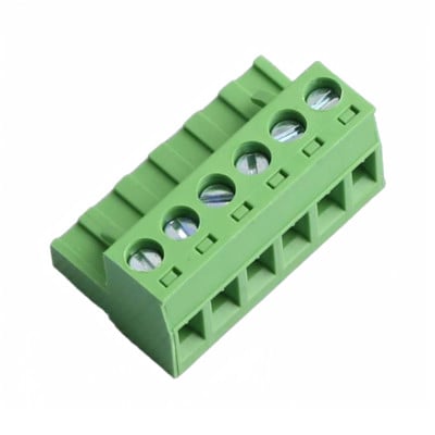 HCTL HC2EDGK-5.08-6P-V 5.08mm Pitch 6-Pin Pluggable Terminal Block Header for PCB Connections for sale