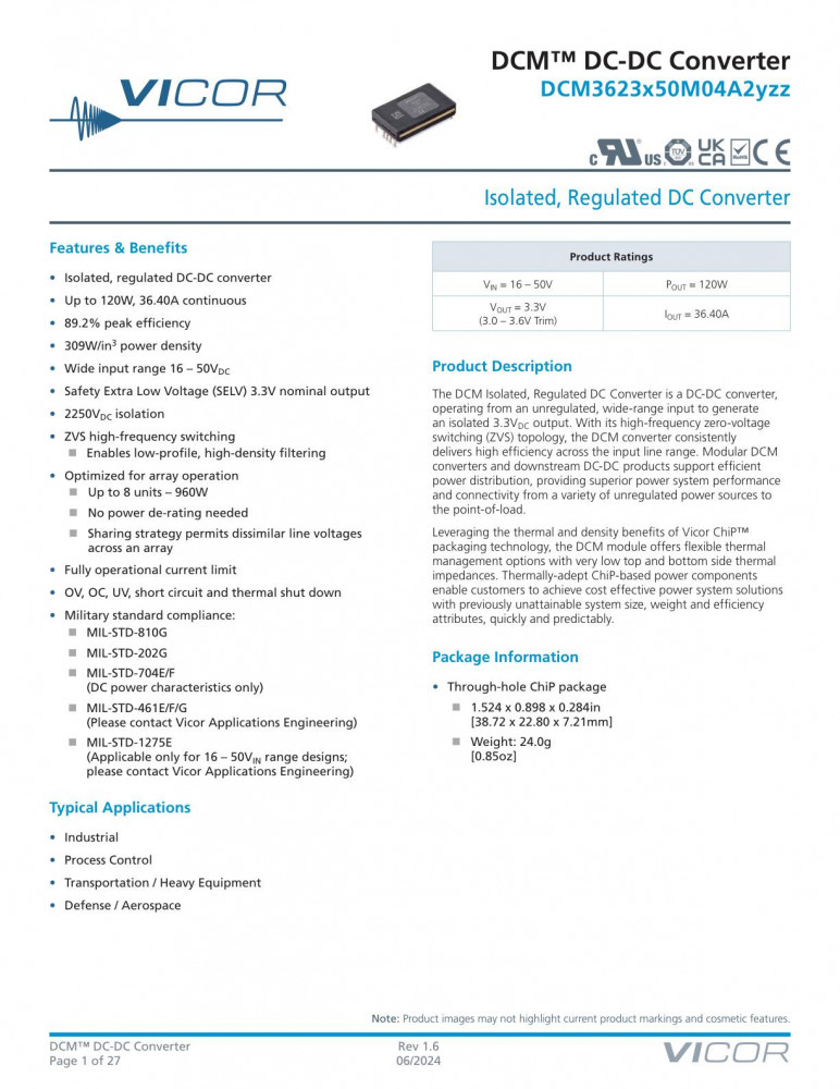 DCM3623 document preview page 1