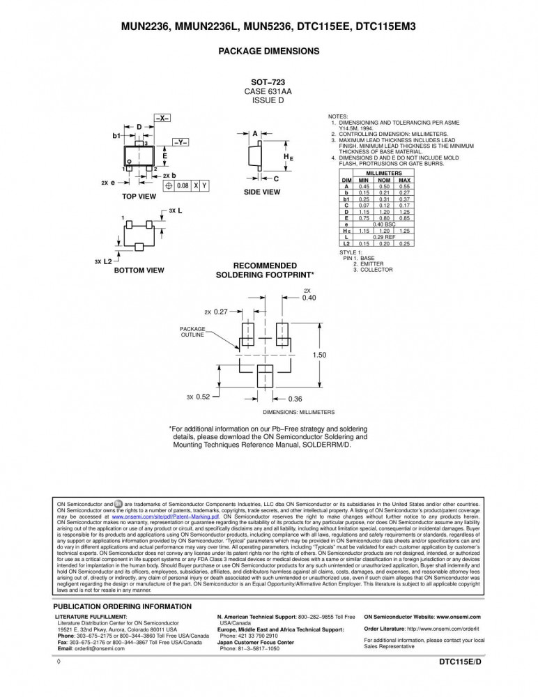 DTC115EM3T5G datasheet page 10