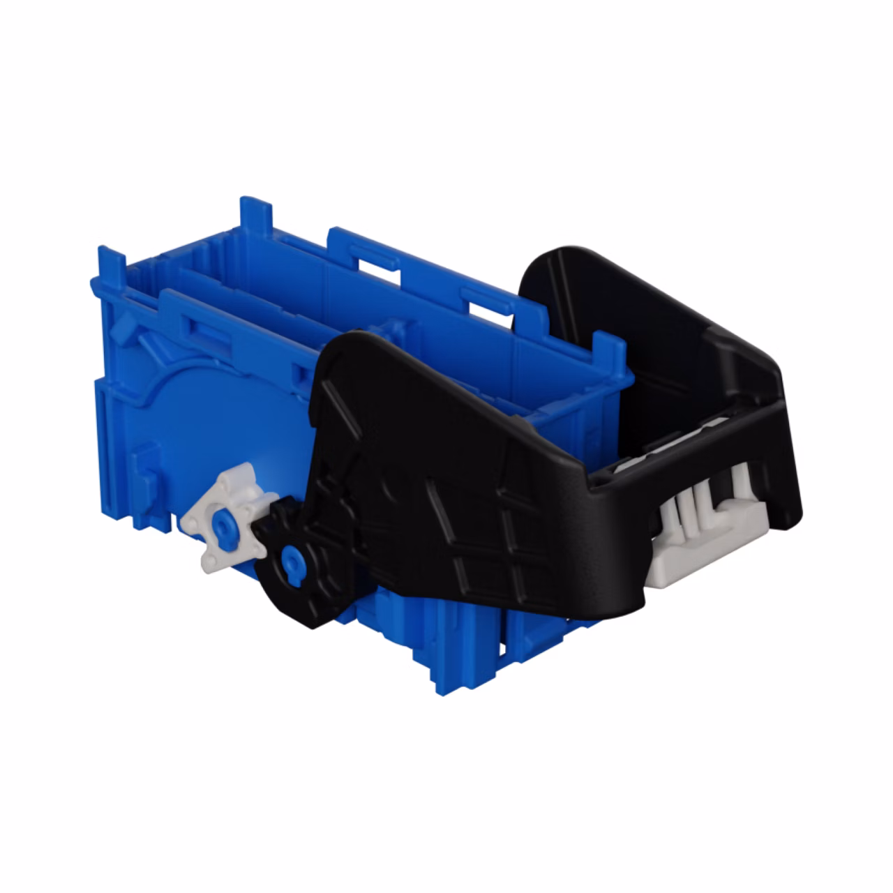 MX-DaSH Unsealed Modular 2x2 Female Connector Assembly, Left Wire Output, Keying Option C, Blue for sale