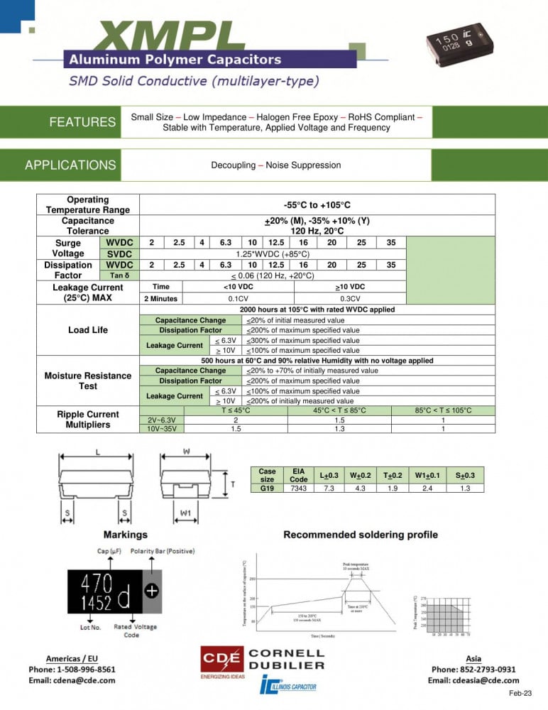 107XMPL6R3MG19 datasheet page 1