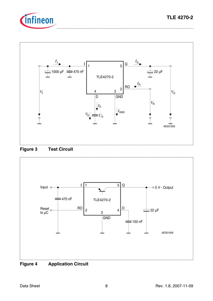 TLE4270-2 technical document page 8
