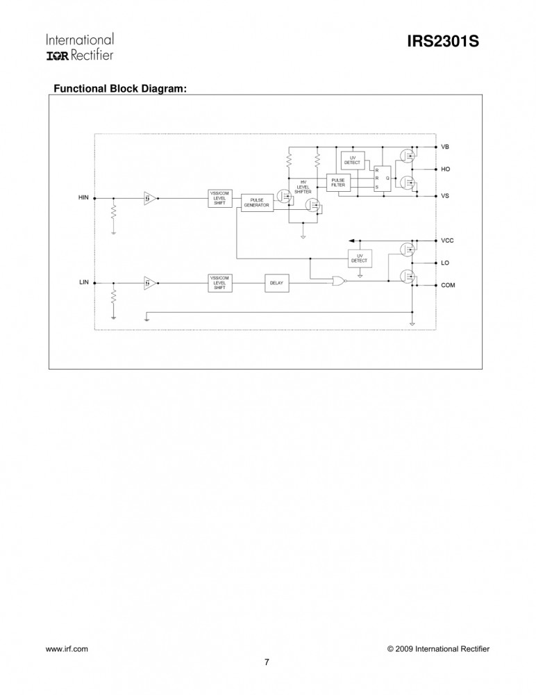 IRS2301S datasheet page 7