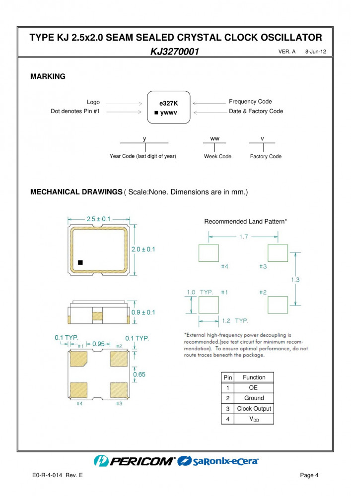 KJ3270001 specification page 6