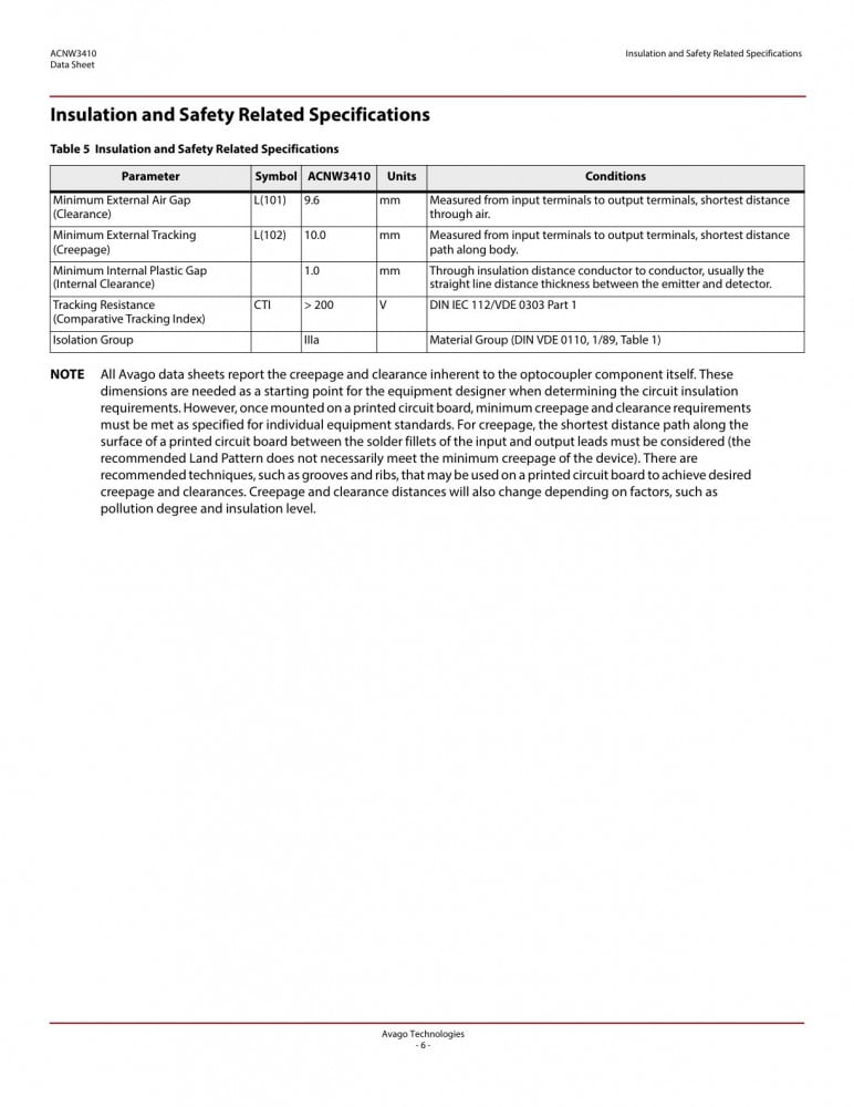 ACNW3410 datasheet page 6