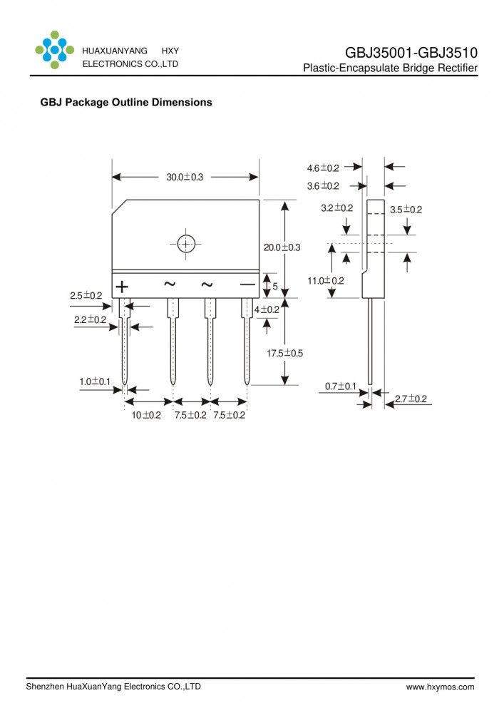 GBJ3510 technical document page 3