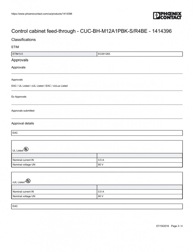 Product documentation page 3 for model 1414396