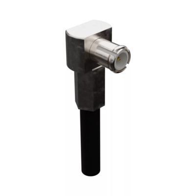 MCX Plug, Right-Angle, Crimp, RD-316 Cable, Brass Body, Nickel (Ni) Plated, 50 Ohms for sale