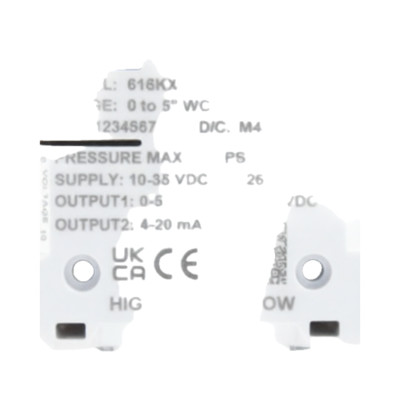 Dwyer 616KX-025-108-IN Differential Pressure Transmitter