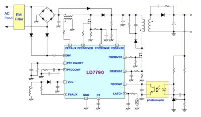 Transition-Mode PFC and Quasi-Resonant Current Mode PWM Controller