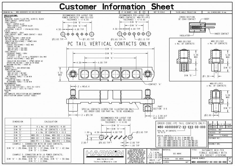 Harwin M80 drawing page 3
