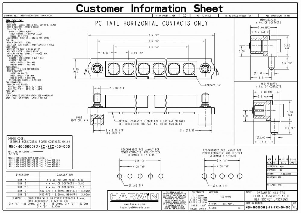 Harwin M80 drawing page 4