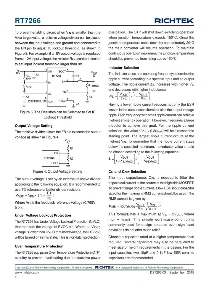 RT7266 datasheet page 10
