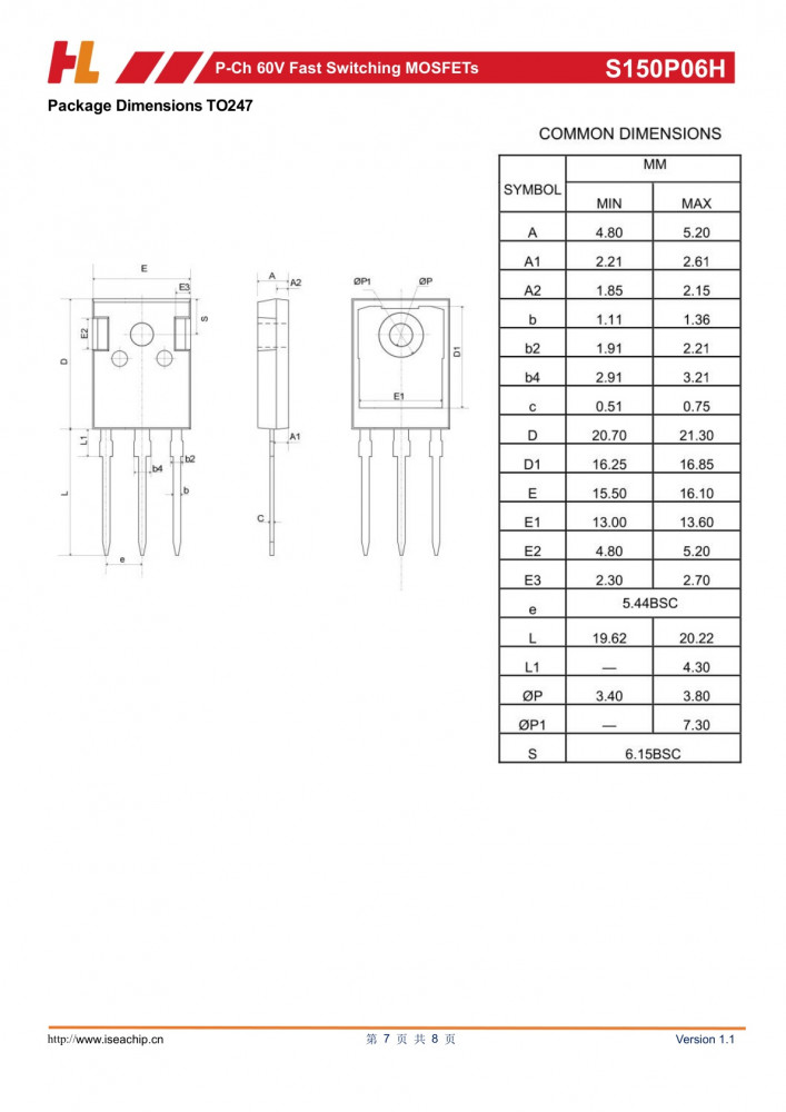 S150P06H datasheet page 7
