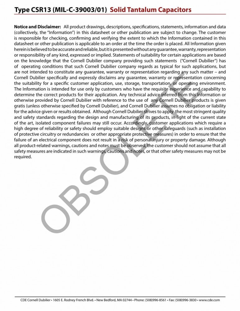 CSR13 datasheet page 8