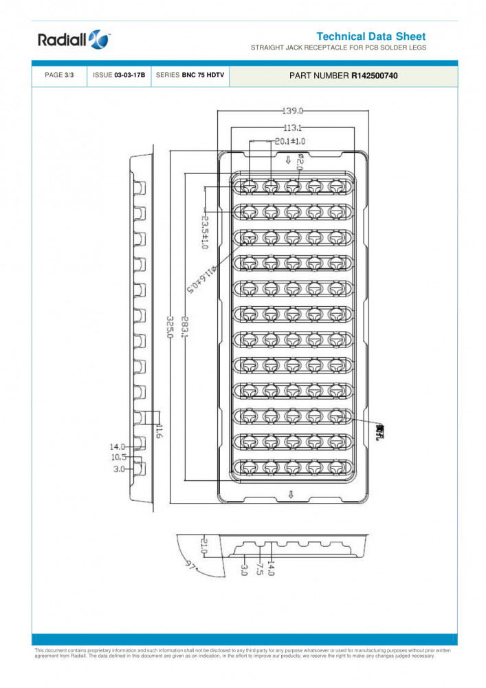 Radiall R142500740 datasheet page 3