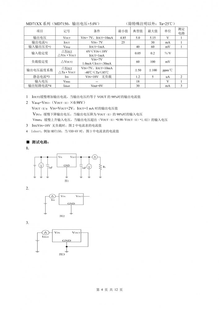 MD7130 datasheet page 4