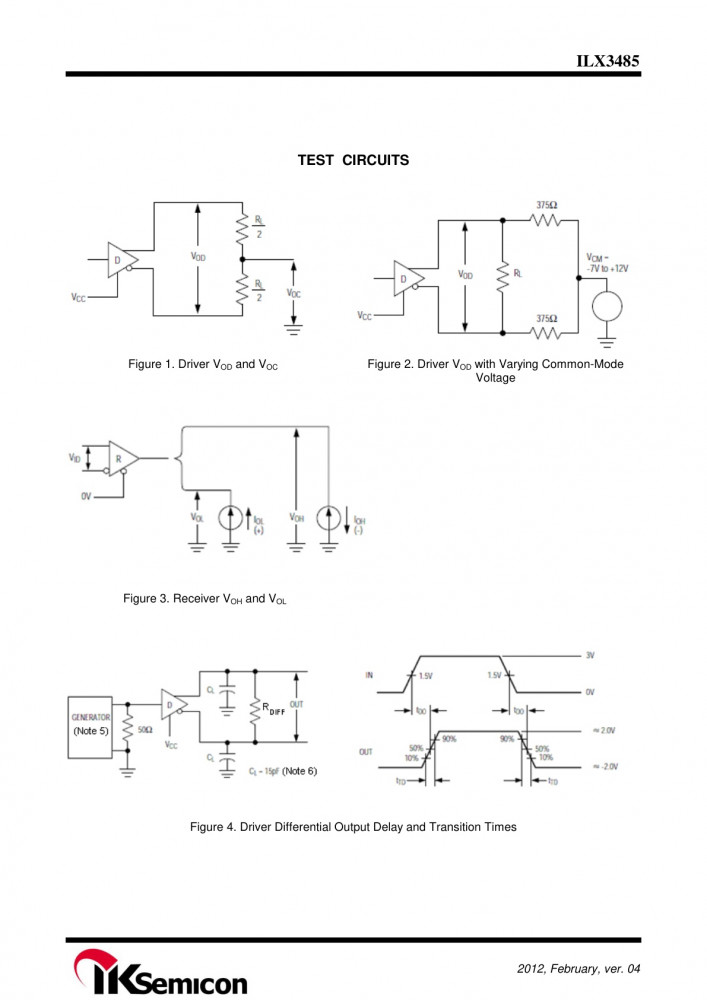 ILX3485 datasheet page 4