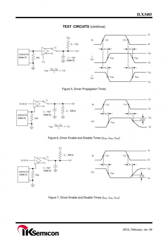 ILX3485 datasheet page 5