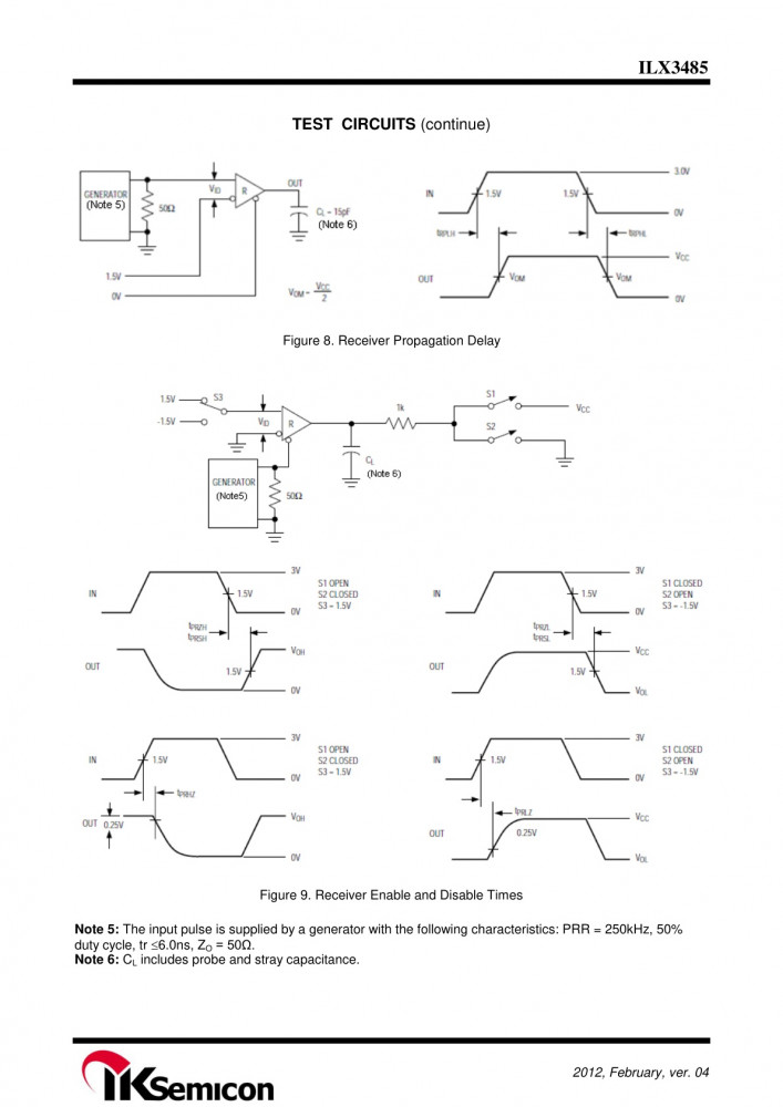 ILX3485 datasheet page 6