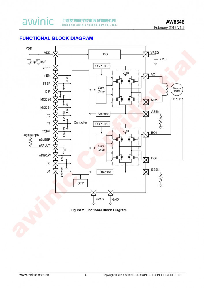 AW8646QNR datasheet page 4