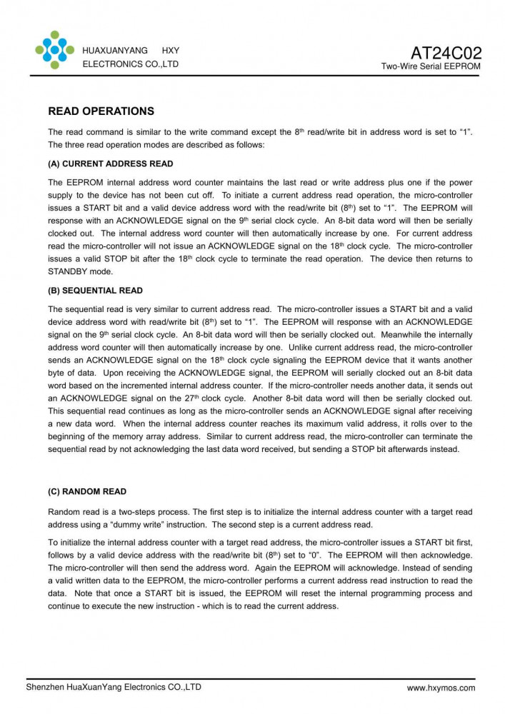 AT24C02 datasheet page 7