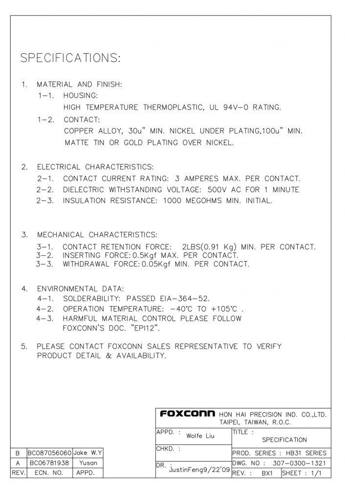 HB31 Series document page 3
