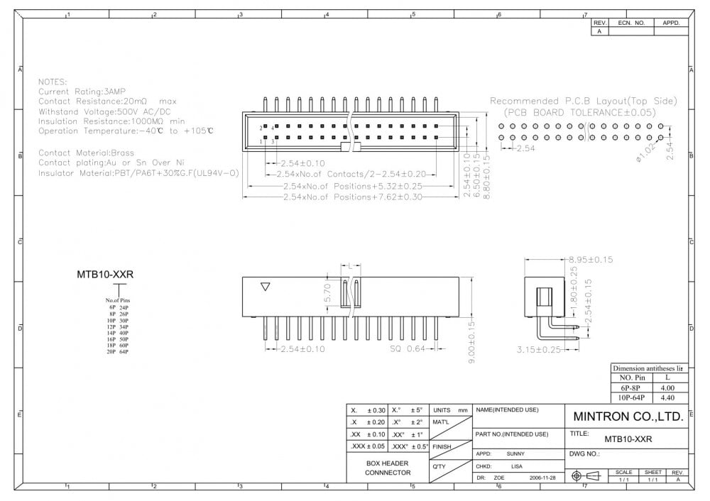 MTB10-18R technical document preview