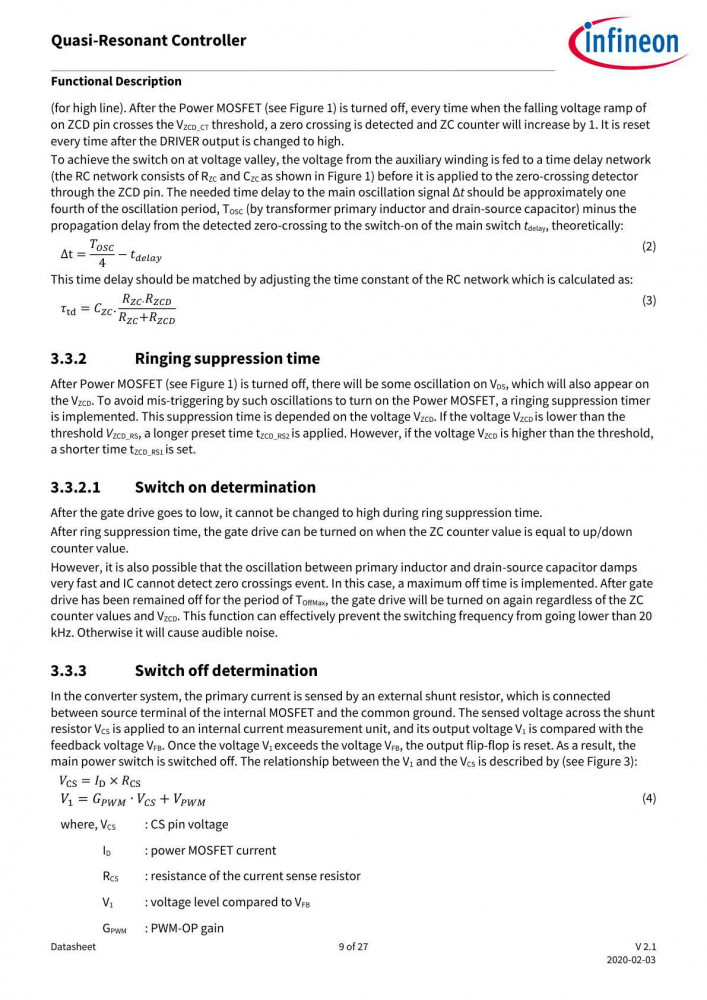 ICE5QSBG datasheet page 9